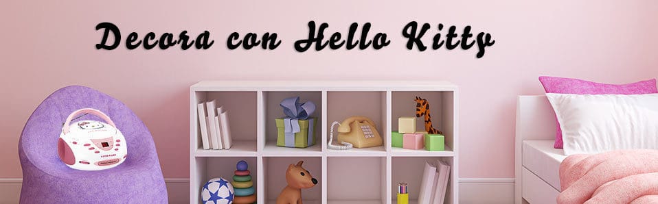 Cambia el estilo de tu habitación con Hello kitty